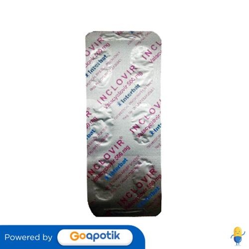 Jual Inclovir 500 Mg Strip 6 Kaplet | Shopee Indonesia