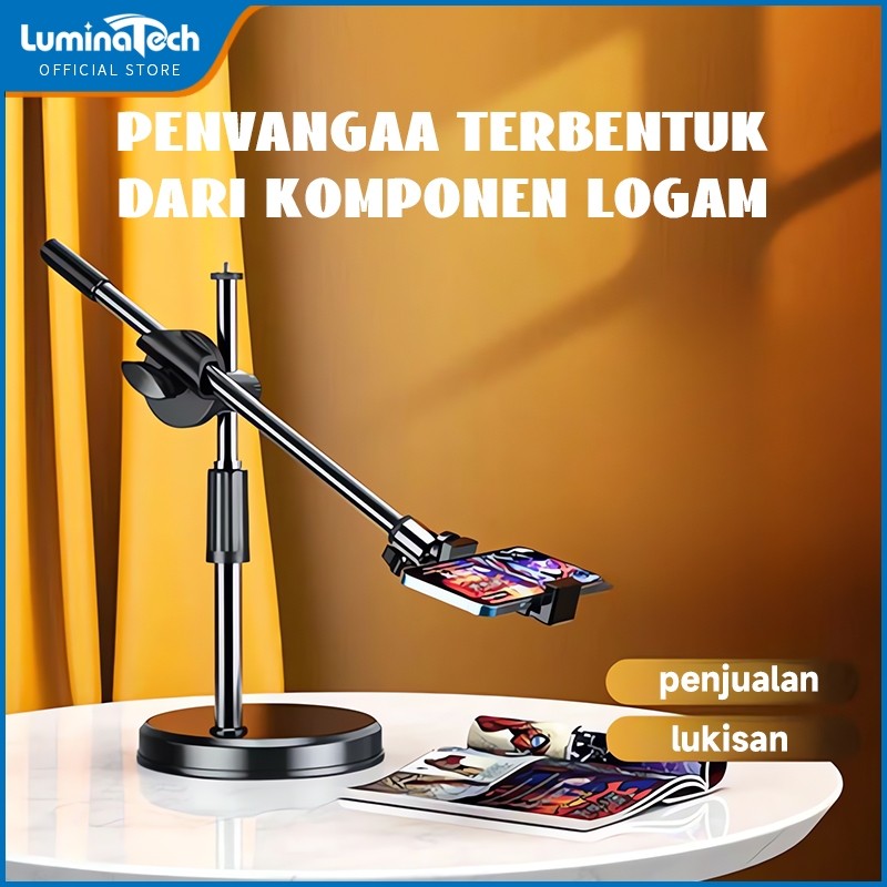Jual Dudukan desktop Penyangga Ponsel Meja, Tripod Khusus Pengambilan ...