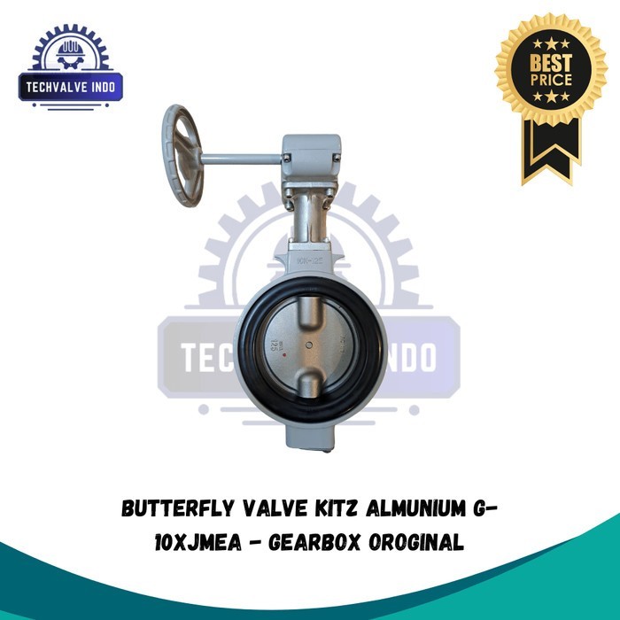 Jual BUTTERFLY VALVE KITZ 6" INCH ALMUNIUM G-10XJMEA - GEARBOX - FLANGE ORIGINAL | Shopee Indonesia
