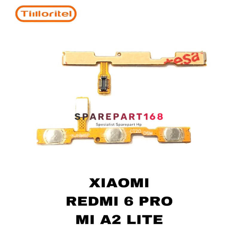 Jual FLEXIBLE ON OFF VOLUME XIAOMI REDMI 6 PRO / FLEKSIBLE POWER XIAOMI MI A2 LITE ...