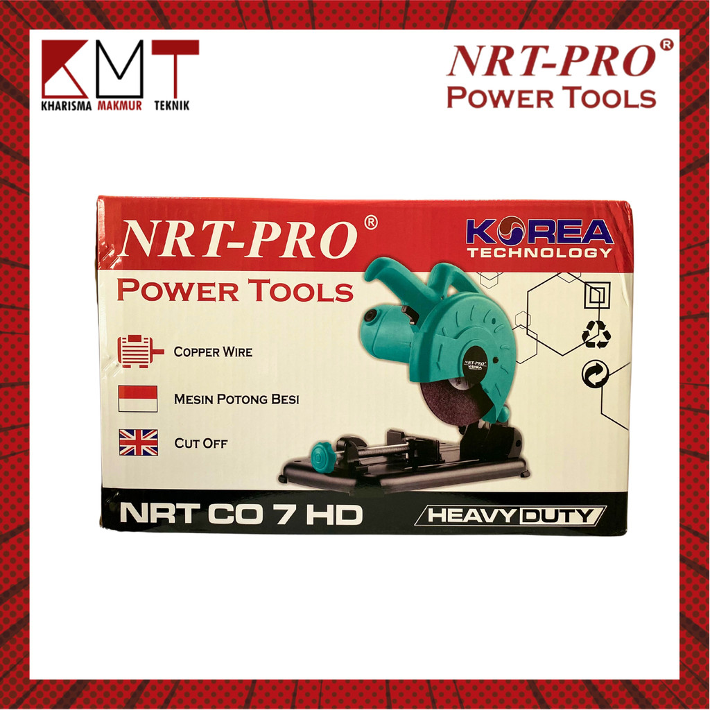 Jual CUT OFF / MESIN POTONG BESI 7" + BATU POTONG CO 7 HD NRT PRO ...
