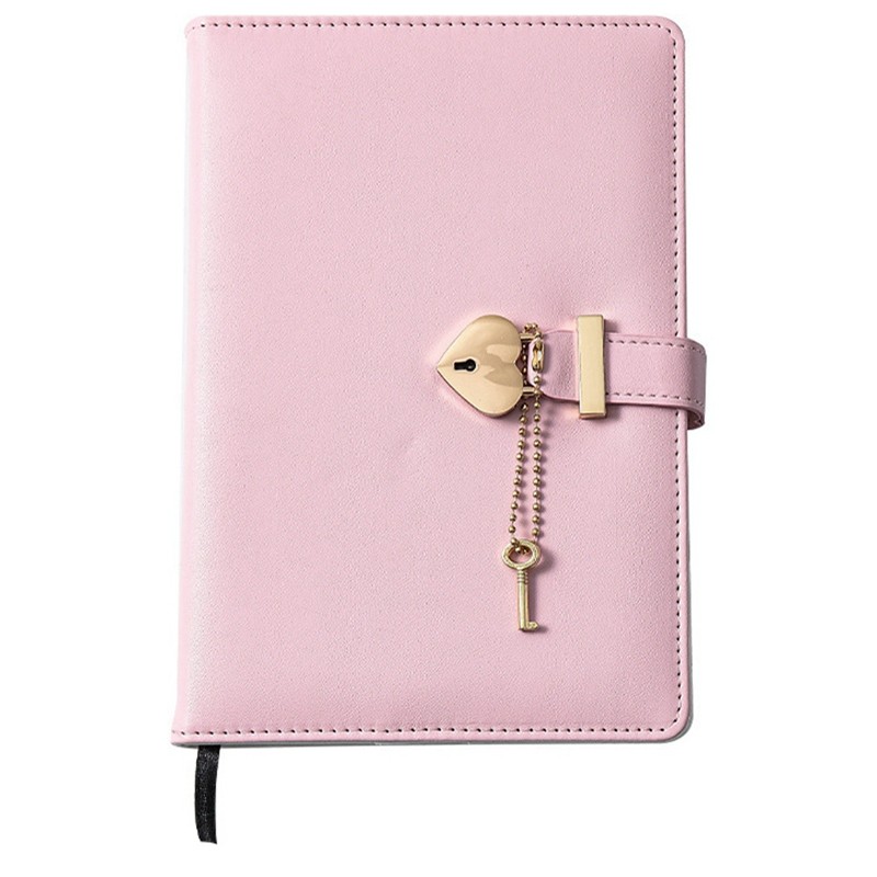 Jual Password Book With Lock Cute Girl Love Lock Diary Girl Birthday ...