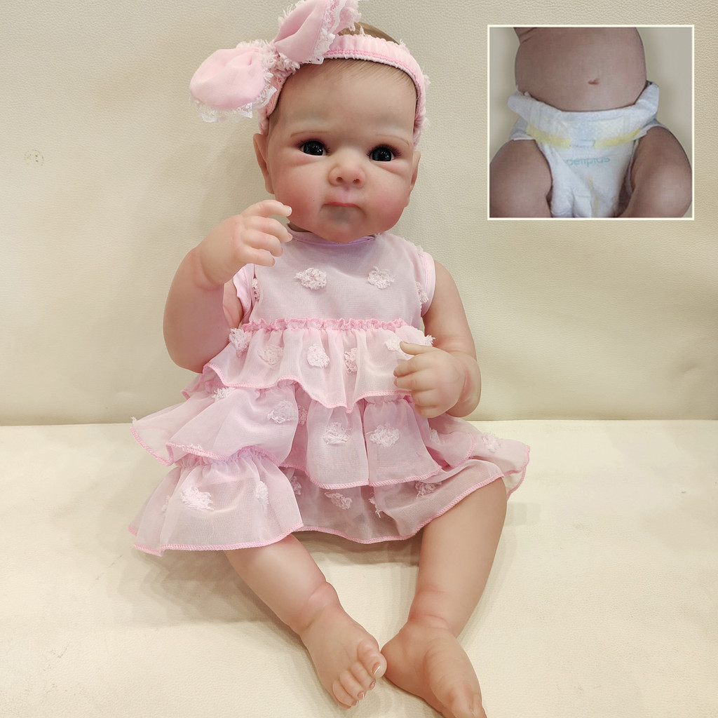 Jual NPK 18inch Bettie Lifelike Full Body Reborn Baby Newborn Doll ...