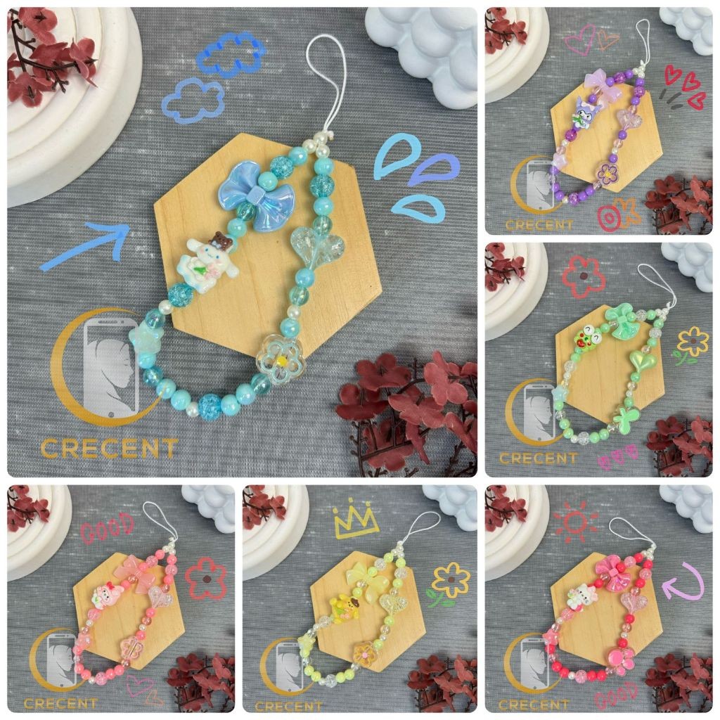 Jual SANRIO FLOWER PREMIUM Lanyard Tali Gantungan Gelang Strap HP Phone ...