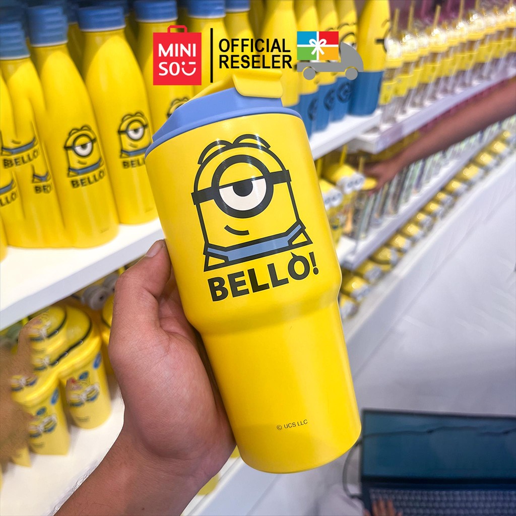 Jual MINISO x MINIONS Collection Steel Bottle / Botol Minum | Shopee ...