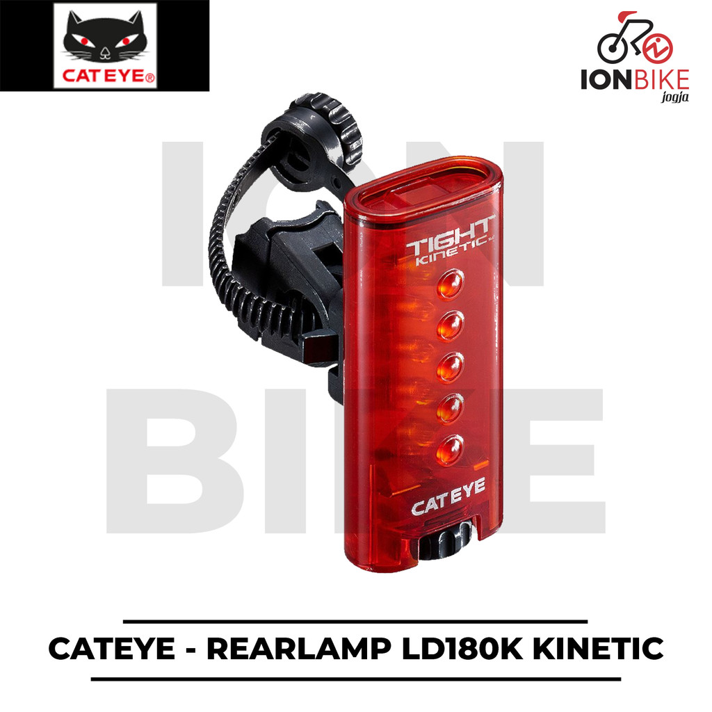 Jual Lampu Belakang Cateye LD180K With Brake Sensor LED Cat Eye LD180 K ...