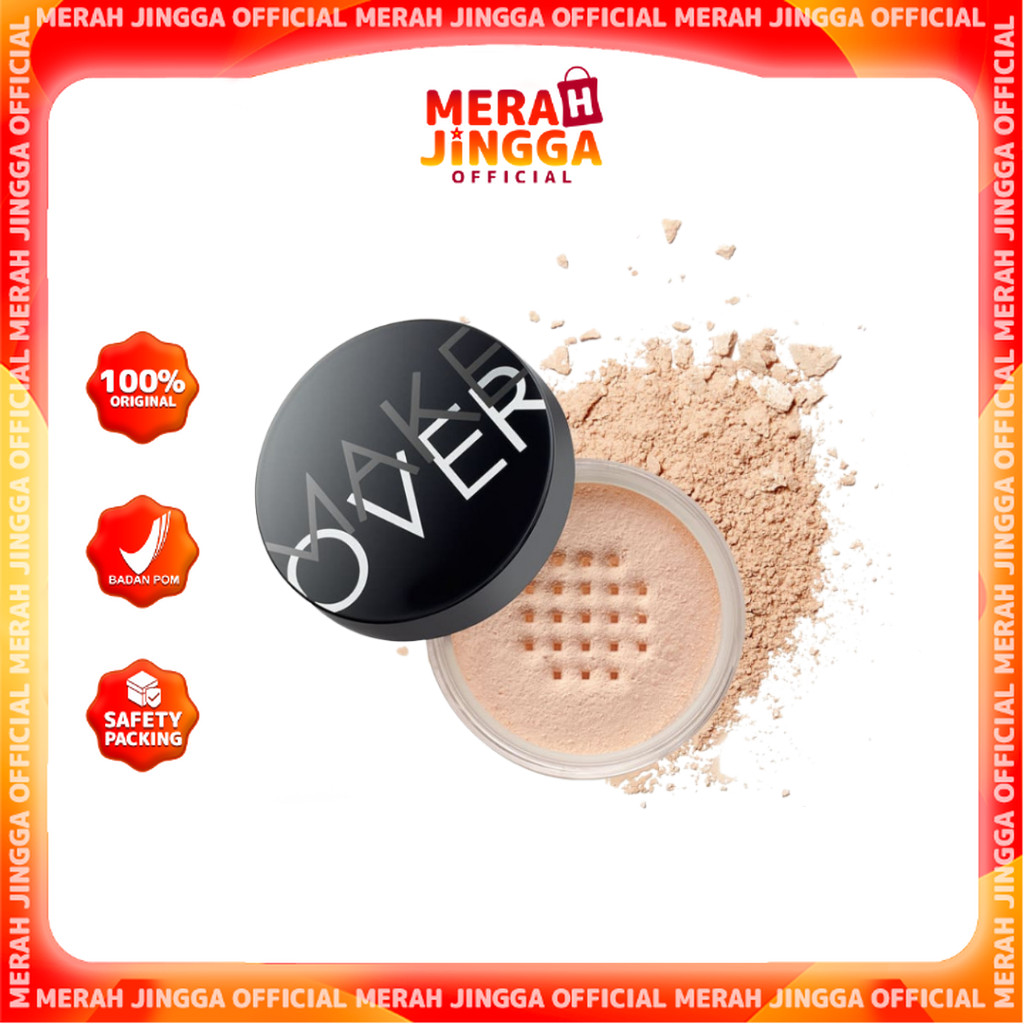 Jual MAKE OVER Silky Smooth Translucent Powder - Bedak Tabur | Merah ...