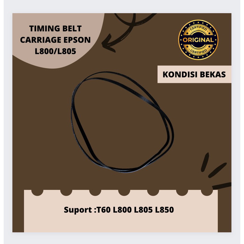 Jual Timing Belt Carriage Epson L800 / L805 L850 T60 | Shopee Indonesia