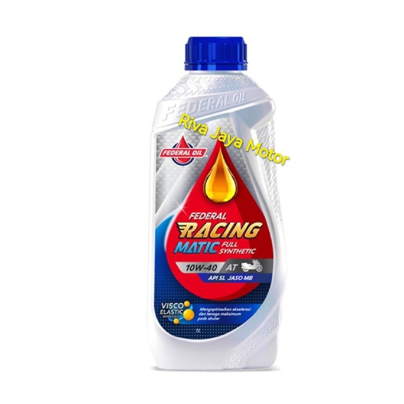 Jual Oli Federal Racing Matic 10w40 10w-40 1 Liter 1L Original Supreme ...