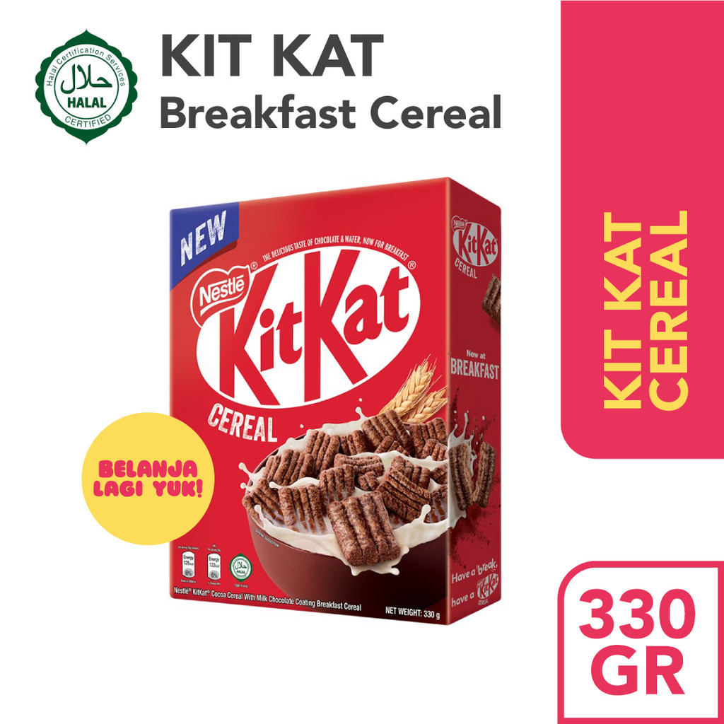 Jual KIT KAT CEREAL / SEREAL KitKat IMPORT (330gram) | Shopee Indonesia