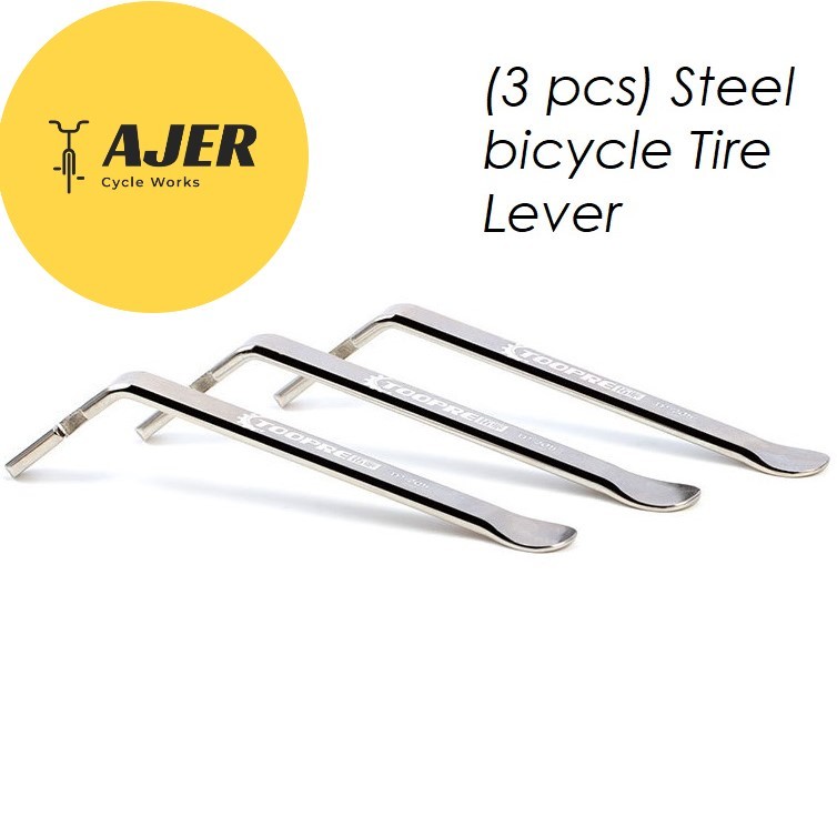 Jual (3 buah) Tire Lever Steel congkelan pembuka ban sepeda cungkilan ...