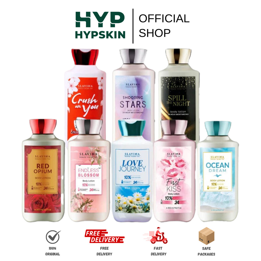 Jual SLAVINA Body Lotion Series 350ml | Shopee Indonesia