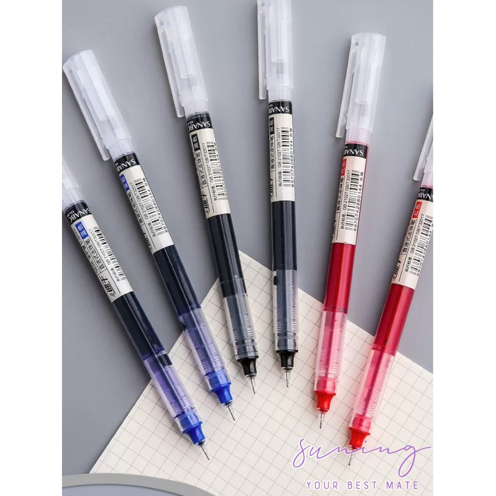 Jual High capacity Pena Gel pen pulpen Hitam 0.5mm Pena-Suning Mall ...