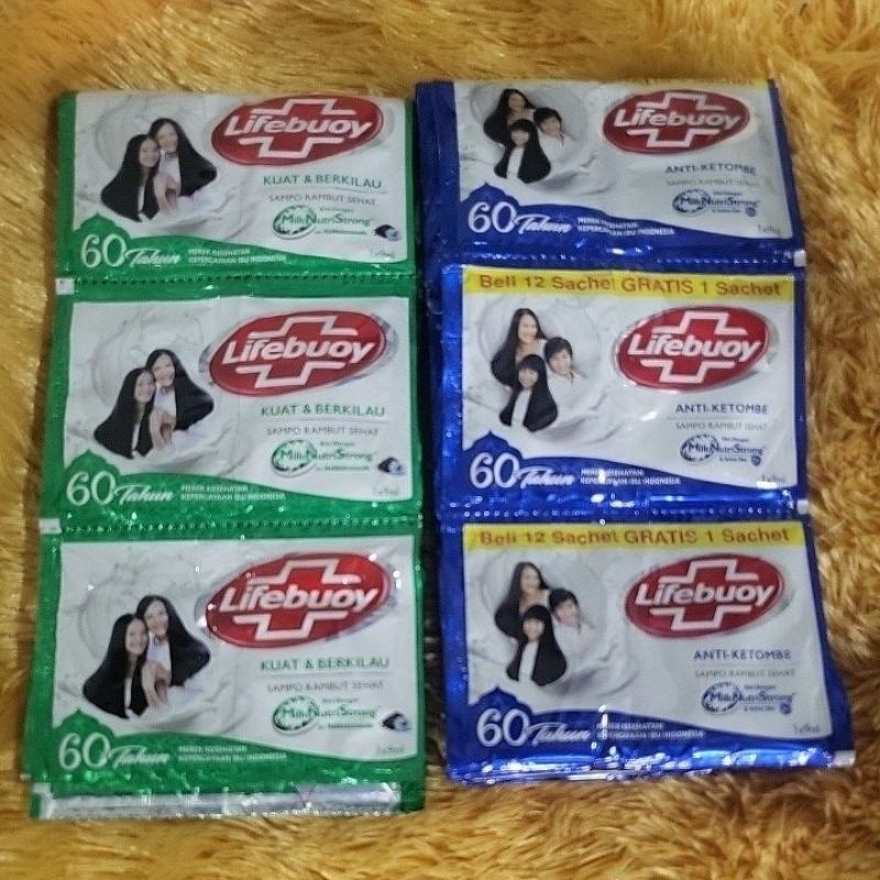 Jual Lifebuoy shampo sachet renceng isi 12 sachet | Shopee Indonesia