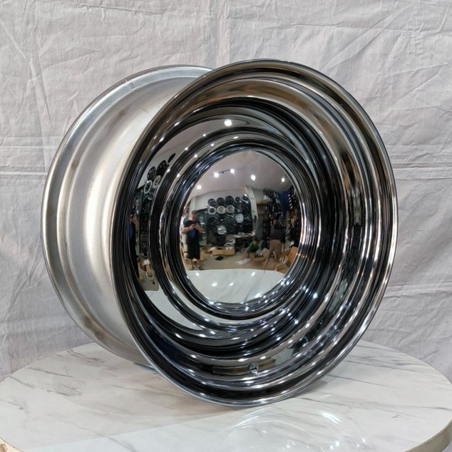 Jual 4 buah Velg Besi Chrome Clasic / Klasik 15x7.0 10h 5H 120 / 5H 114 ...
