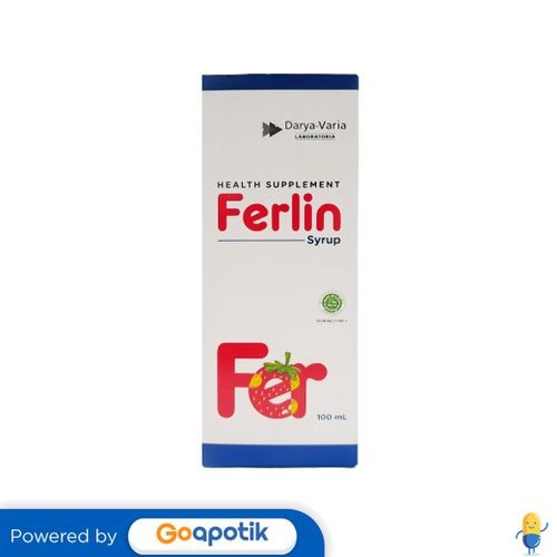 Jual Ferlin Syrup Isi 100 Ml Botol | Shopee Indonesia