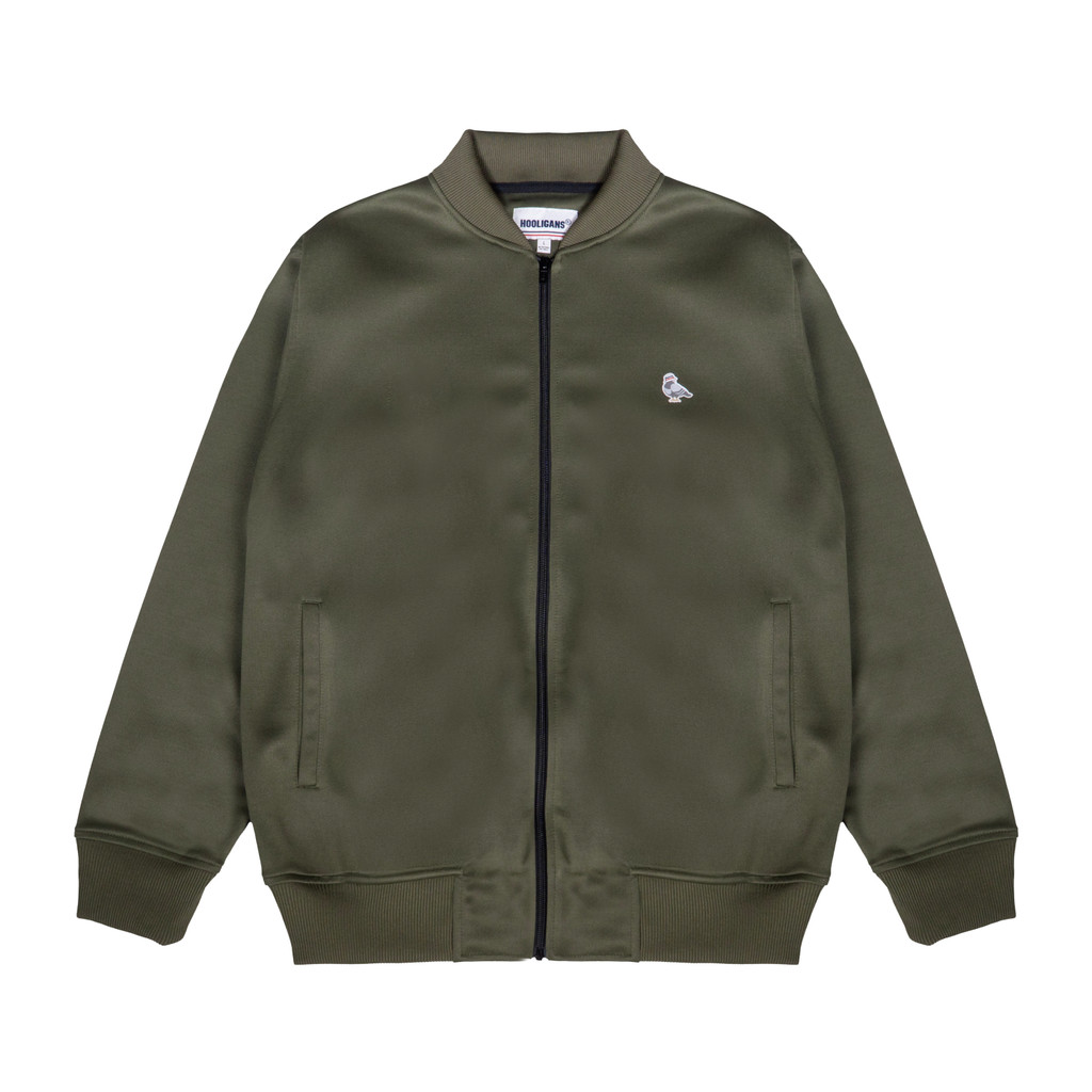 Jual Hooligans Jacket Bomber Crespo Olive | Shopee Indonesia