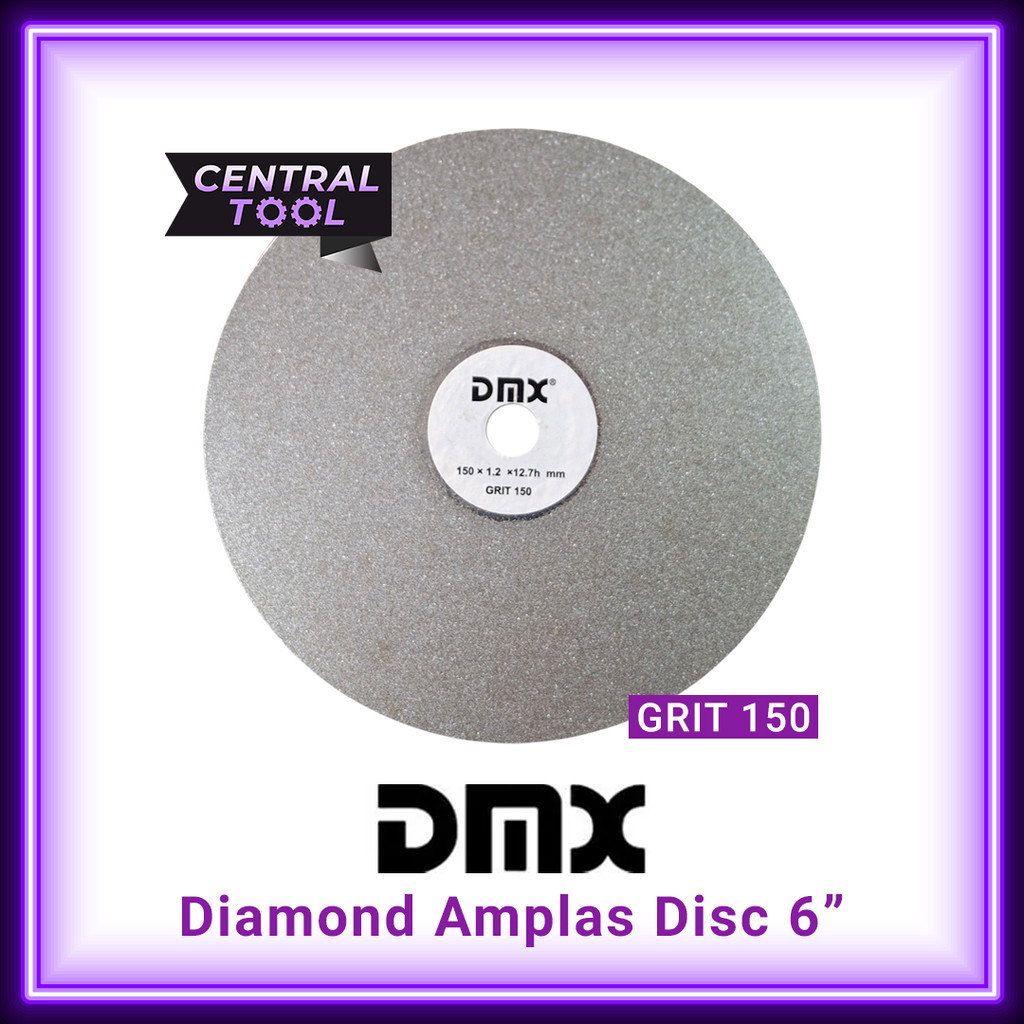 Jual Mata Asah Batu Akik 6” DMX Diamond Amplas Intan Batu Akik 6 inch ...
