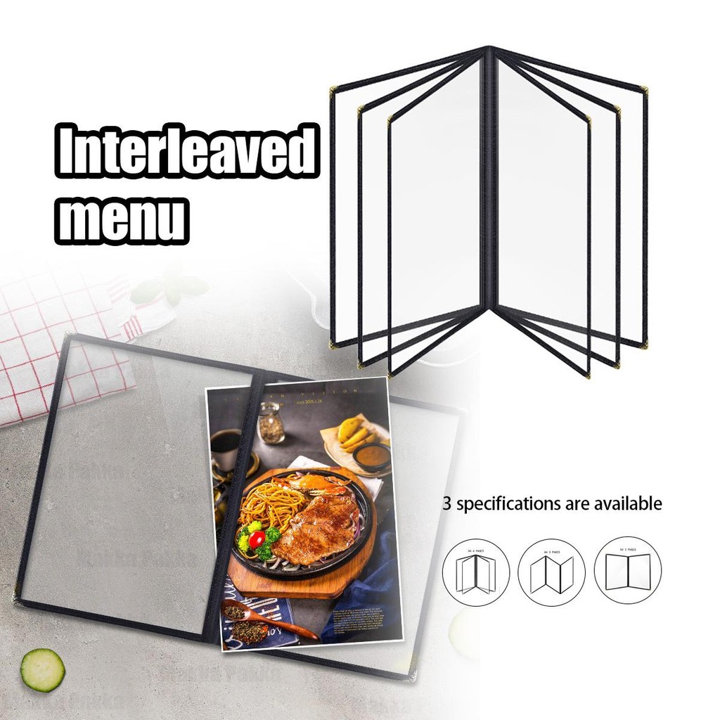 Jual Buku Menu Restoran A4 Cover Pelindung Menu Transparan Sampul A4 ...