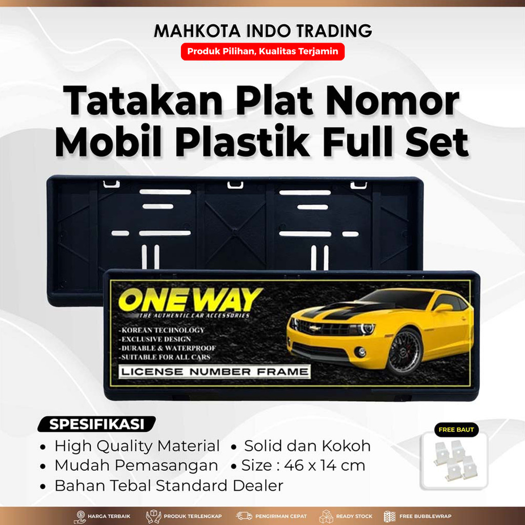 Jual Cover / Tatakan / Dudukan / Frame Tempat Plat Nomor Mobil ...
