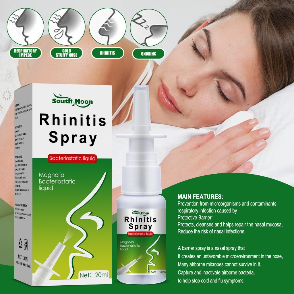 Jual South Moon Nasal Care Spray Rhinitis Spray 20ml Obat Sinusitis ...