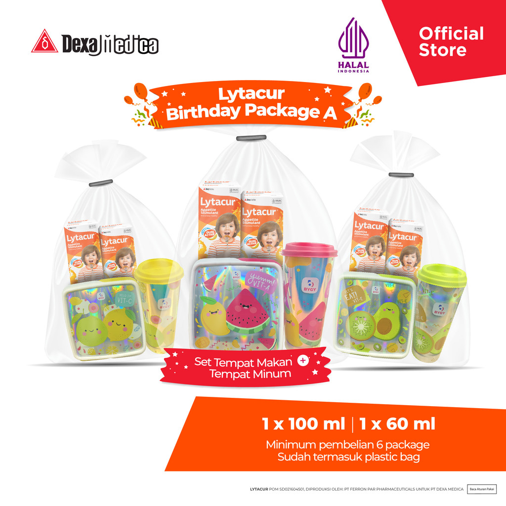 Jual [Birthday Package A] Lytacur Sirup Suplemen Anak 60ml + 100ml ...