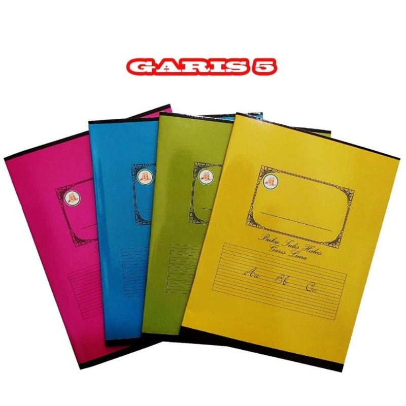 Jual AA Buku Garis Lima - Buku Tulis Garis 5 - Buku Menulis Indah ...