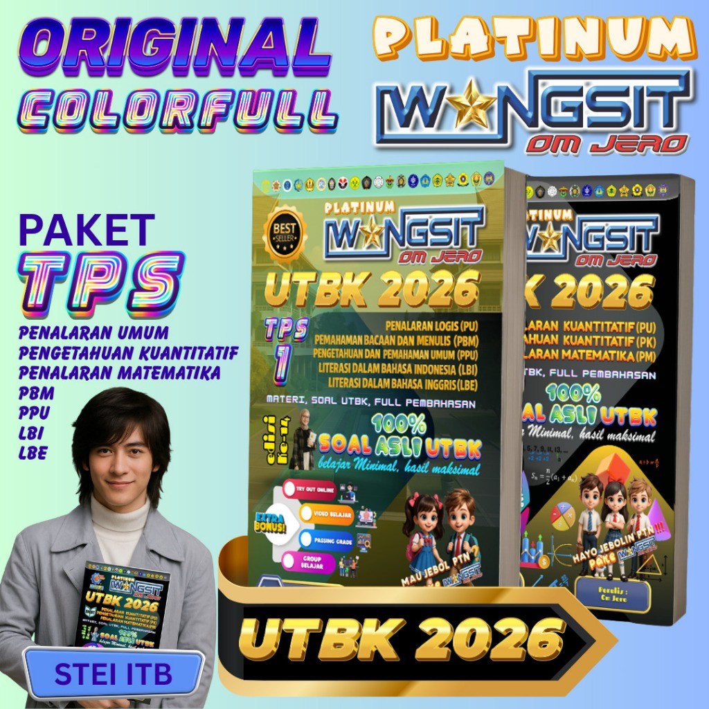 Jual BUKU WANGSIT OM JERO UTBK SNBT 2026 FULL MATERI DAN PEMBAHASAN ...
