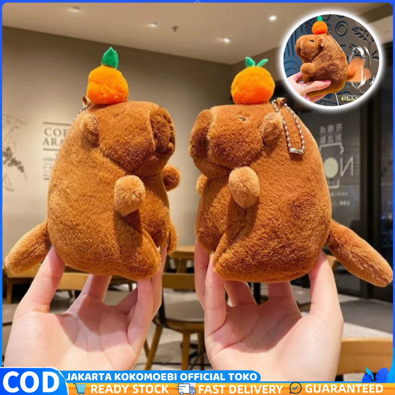Jual Boneka Capybara Dot Bahan Plushie Premium Ukuran 12/22 Cm Bahan ...