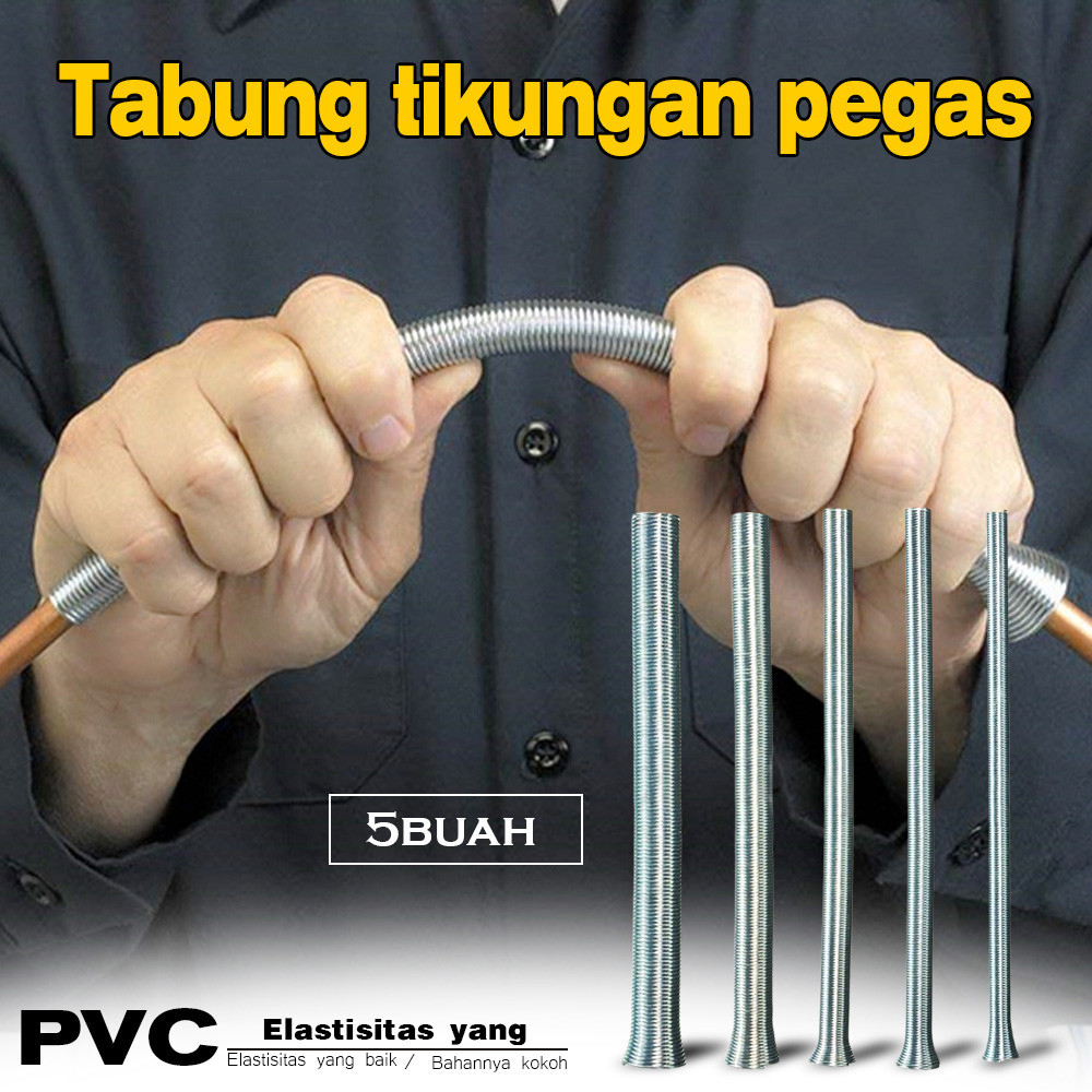Jual 5 buah Manual PVC Wire Spring Pipe Bender Curve Springs Tube ...