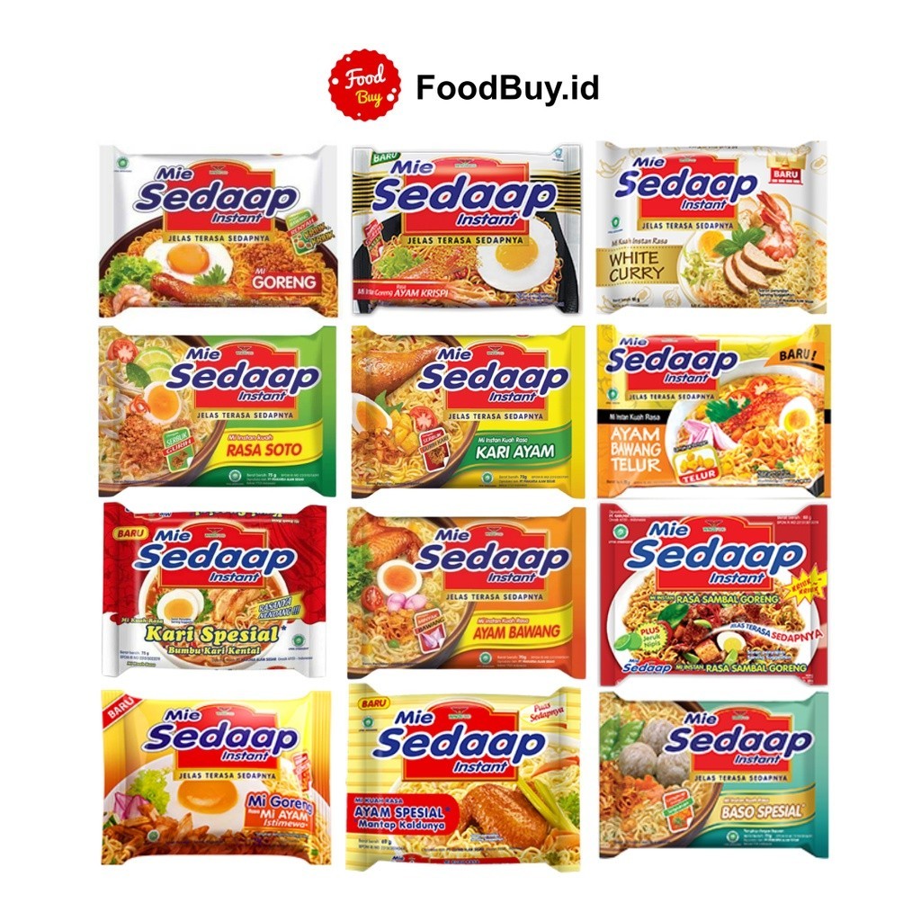 Jual Mie Sedaap All Varian | Shopee Indonesia