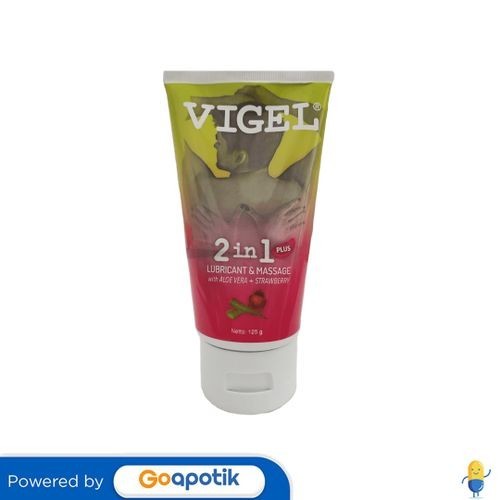Jual Vigel 2 In 1 Plus Lubricant & Massage Gel 125 Gram | Shopee Indonesia