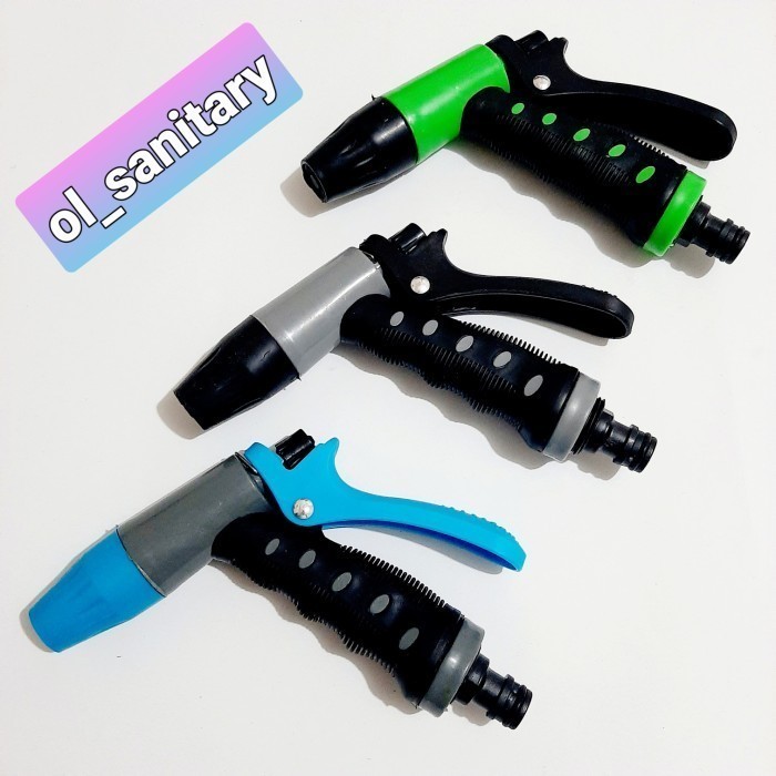 Jual semprotan taman pistol semprotan air spray hose nozzle semprotan ...