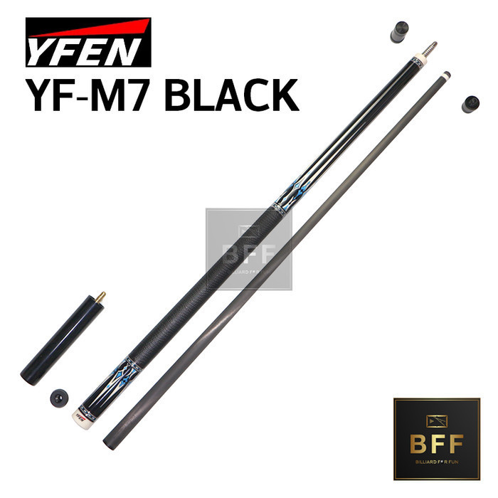 Jual Stik Billiard YFEN M Series Cue M7 Black Carbon Fiber Low ...