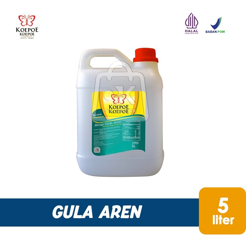 Jual Sirup Gula Aren Koepoe Aren Syrup (Jerigen 5 Liter) | Shopee Indonesia