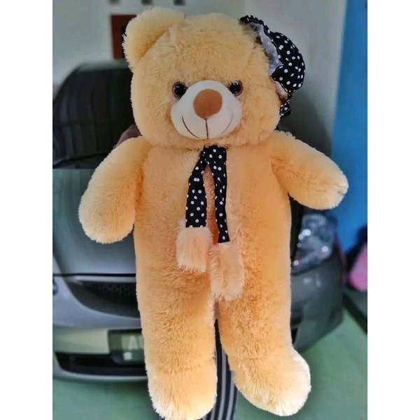 Jual BONEKA beruang Teddy bear topi sal jumbo boneka beruang jumbo ...