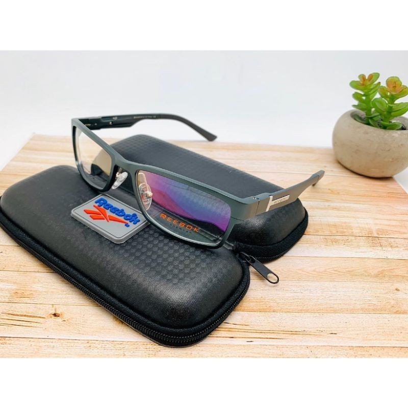 Jual [COD-PREMIUM] KACAMATA ANTI RADIASI PRIA REEBOK 5217 SPORT TITANIUM | Shopee Indonesia