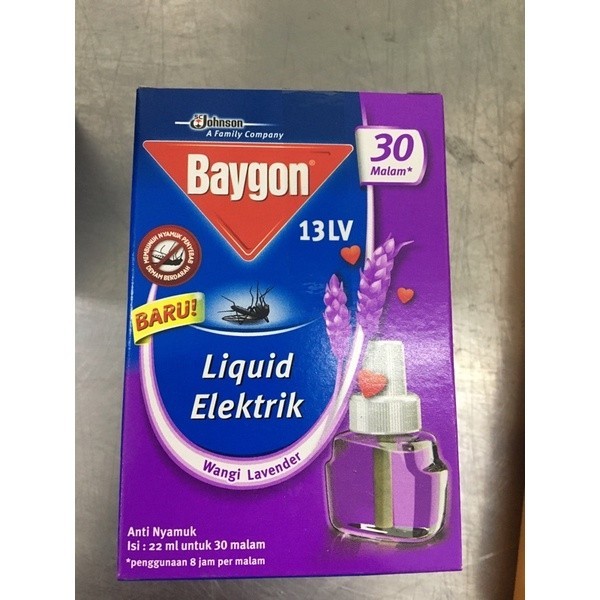 Jual Baygon Liquid Elektrik Lavender 22 ml | Shopee Indonesia