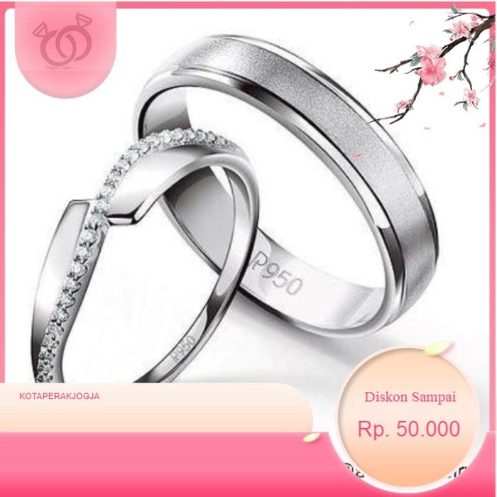 Jual Cincin Kawin Perak, Couple, Nikah, Pasangan, Perhiasan No.413 - By ...