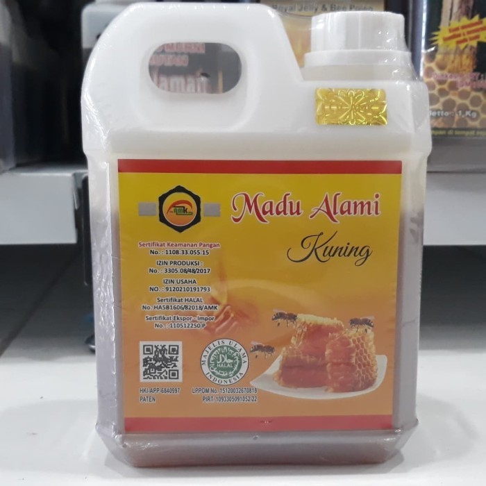 Jual AMK Madu Kuning Alami 1kg | Shopee Indonesia