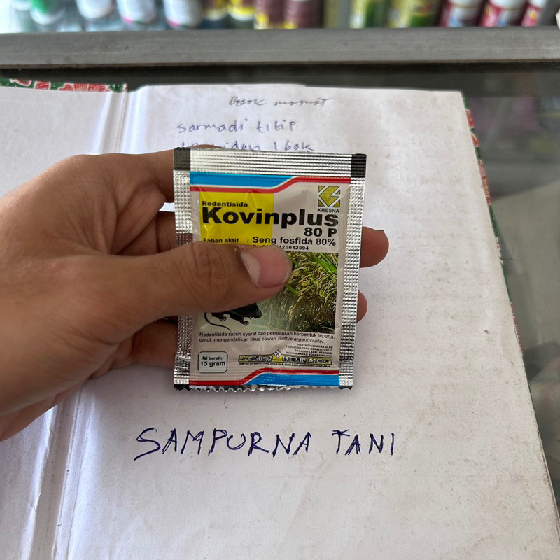 Jual Kovinplus 80 P rodentisida 15 gram racun tikus | Shopee Indonesia Jual Kovinplus 80 P rodentisida 15 gram racun tikus | Shopee Indonesia