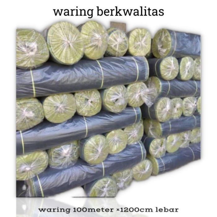 Jual jaring hitam atau waring lebar 1.2meter × 100 meter kandang ayam ...