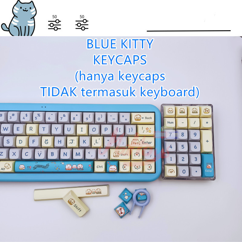 Jual Keycaps PBT profil XDA mechanical keyboard Cinnamoroll Evangelion ...