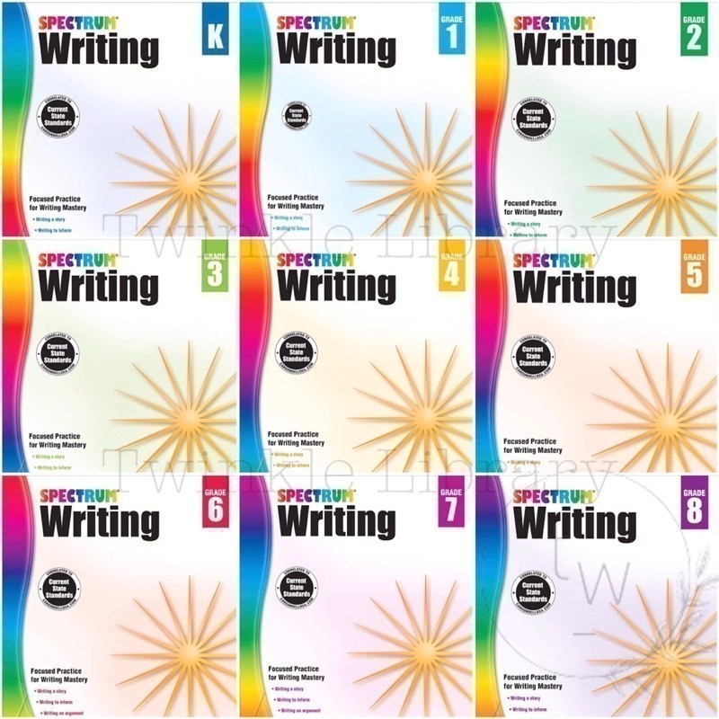 Jual Spctrm Writing Grade K 1 2 3 4 5 6 7 8 | FiIe Materi Inggris ...