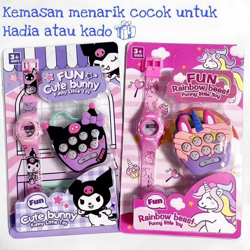 Jual 【Jam Tangan + Konsol】Mainan Mesin Game Groundhog Lucu Anak-anak ...