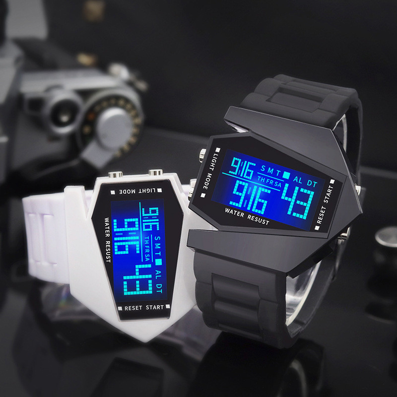 Jual Jam Tangan Digital Kalender Jam Alarm Jam Alarm Dial Tidak ...