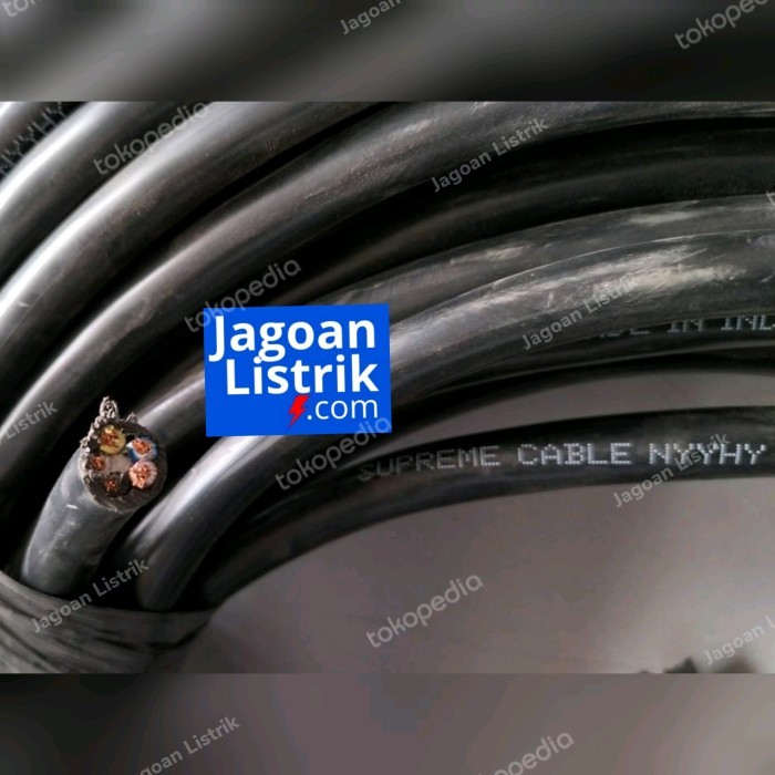 Jual Kabel NYYHY 5x6 mm Supreme Potongan per meter Hitam NYYHY 5 x 6 mm ...