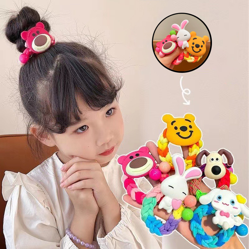 Jual ED - IKATAN RAMBUT ANAK MODEL KARET KEPANG MOTIF KARTUN LUCU ...