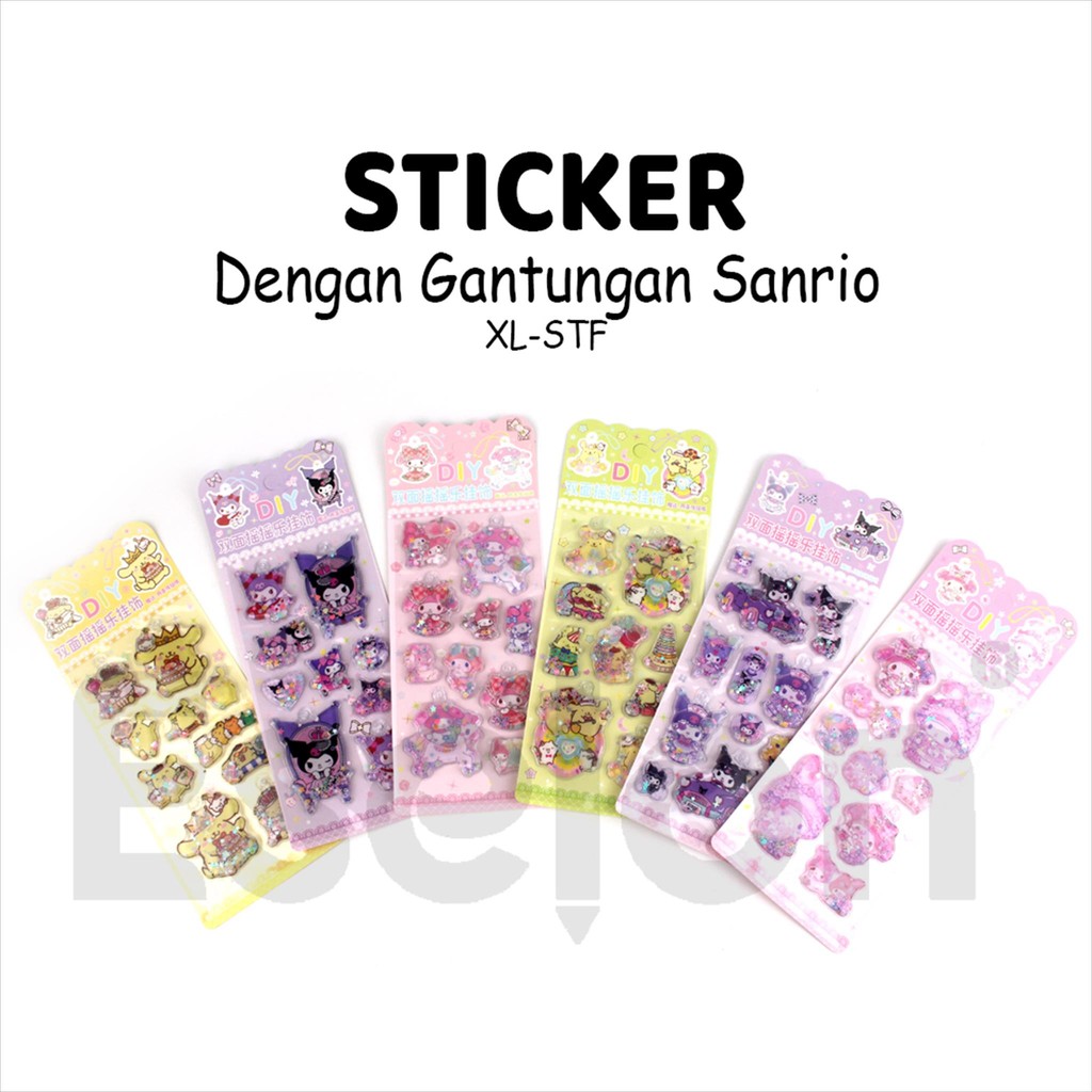 Jual Sticker Karakter Air Manik manik / Stiker DIY Gantungan Kunci ...