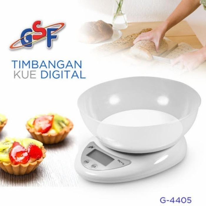 Jual Timbangan Dapur Digital/ Timbangan Kue Digital GSF Mangkok 5Kg | Shopee Indonesia